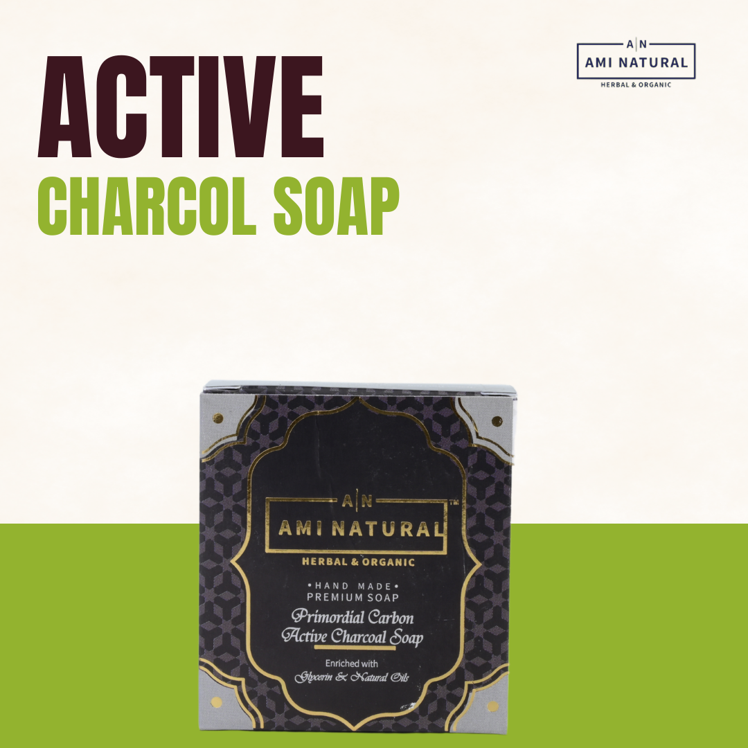 ACTIVATED CHARCOAL SOAP – AMI NATURAL